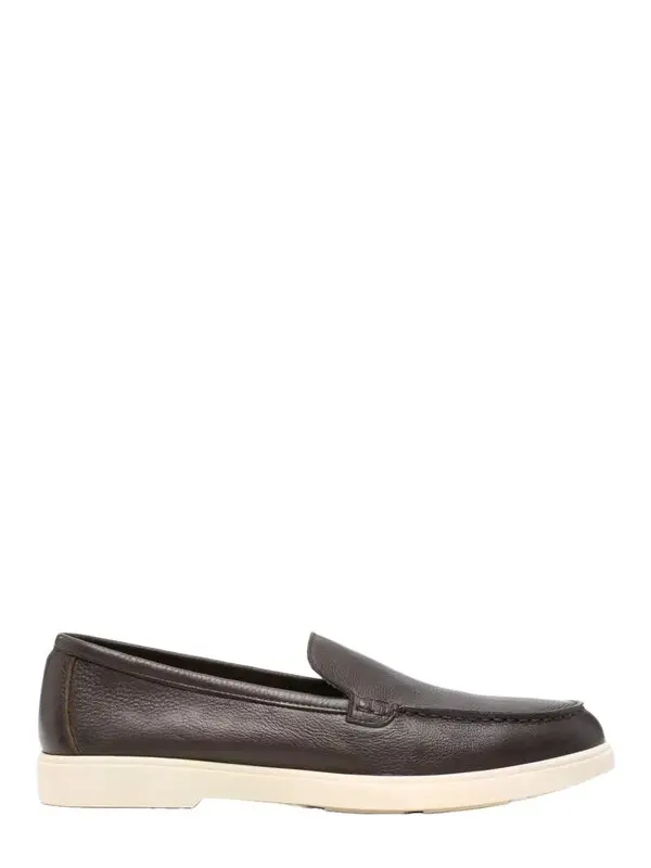 CALPIERRE Leather Loafers - Brown