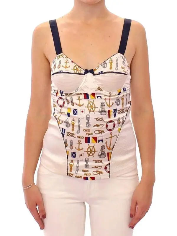 Dolce & Gabbana Sailor Tank Top - White