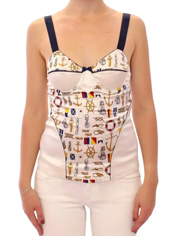 Dolce & Gabbana Sailor Tank Top - White