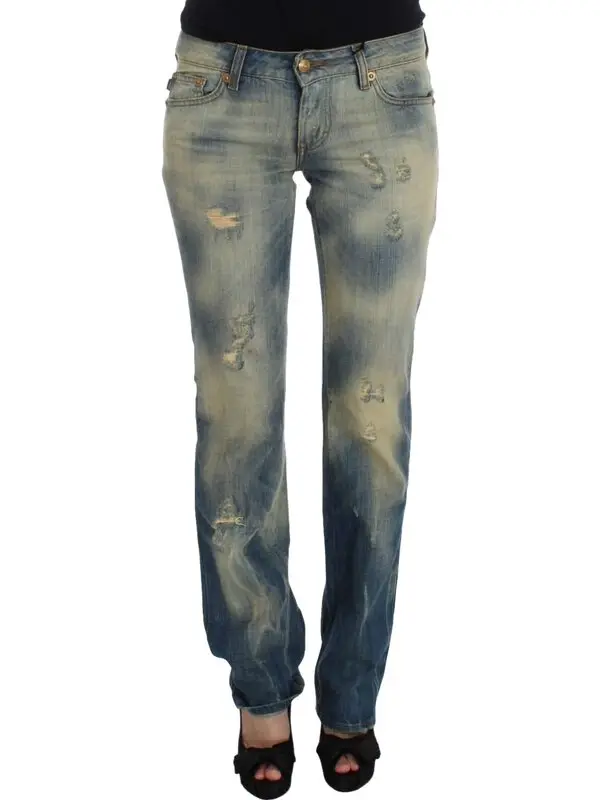 Roberto Cavalli Slim Fit Bootcut Jeans - Blue