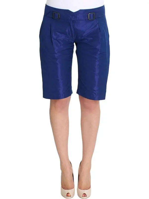 Ermanno Scervino Above Knees Bermuda Shorts - Blue