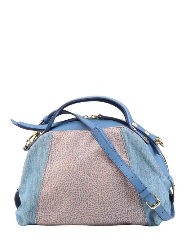 Borbonese Zipped Handbag - Blue