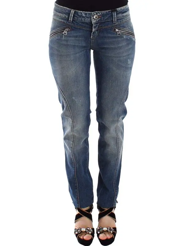 Ermanno Scervino Slim Straight Stretch Jeans - Blue