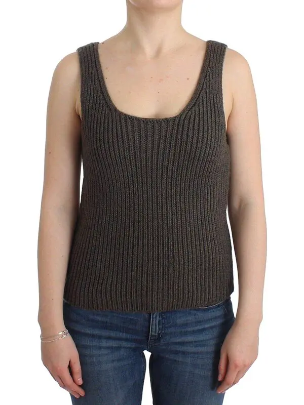 Ermanno Scervino Knit Top - Gray