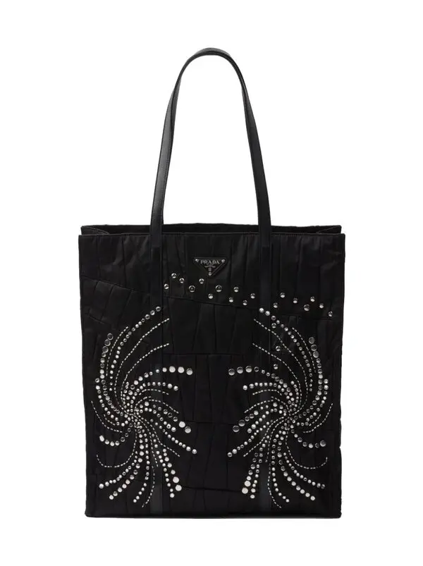 Prada Large Re-nylon Tote - Nero