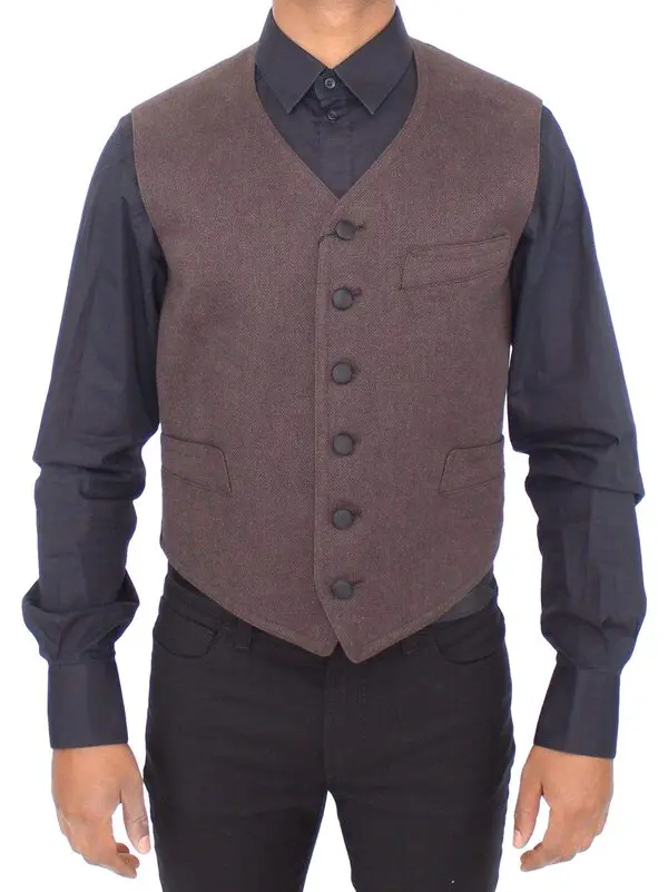 Dolce & Gabbana Dress Vest - Brown