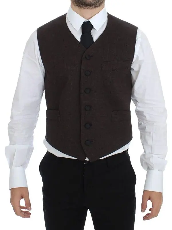Dolce & Gabbana Dress Vest - Brown