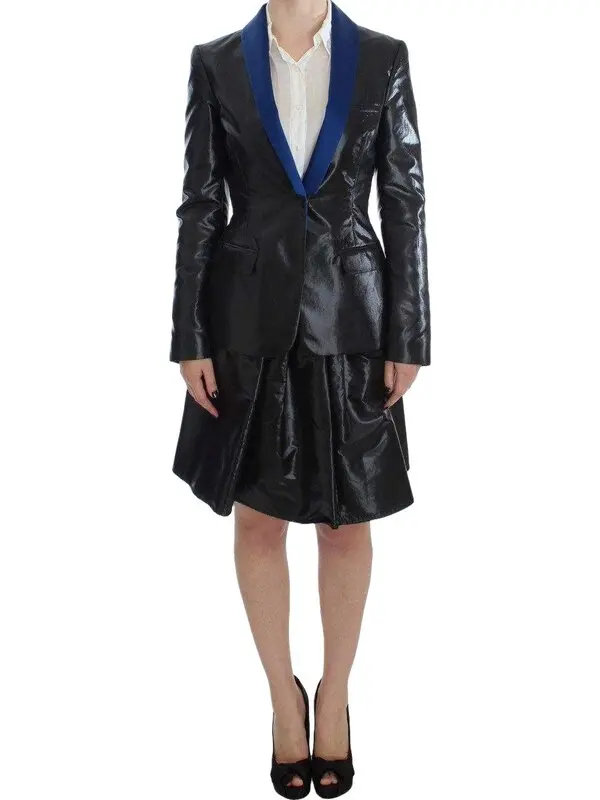 EXTE Skirt Suit - Black