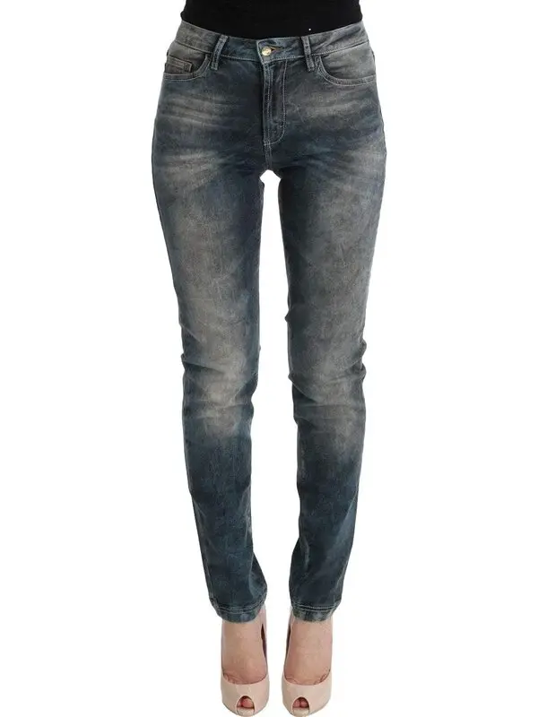 Roberto Cavalli Wash Slim Fit Jeans - Blue