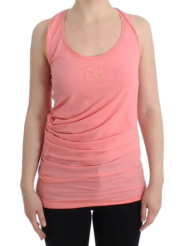 Roberto Cavalli Cotton Tank Top - Pink