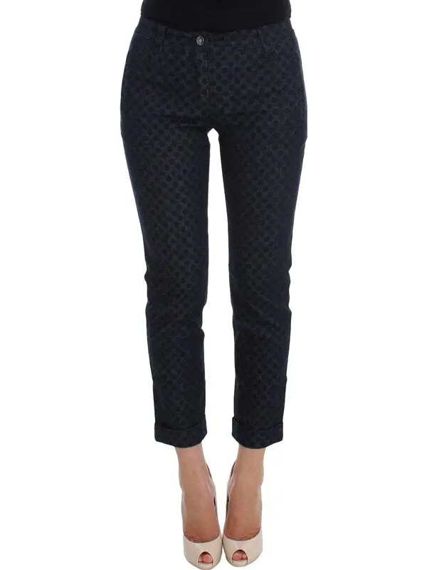 Dolce & Gabbana Polka Dotted Capri Jeans - Blue