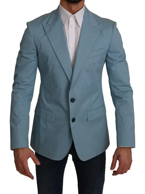 Dolce & Gabbana Slim Fit Blazer - Blue