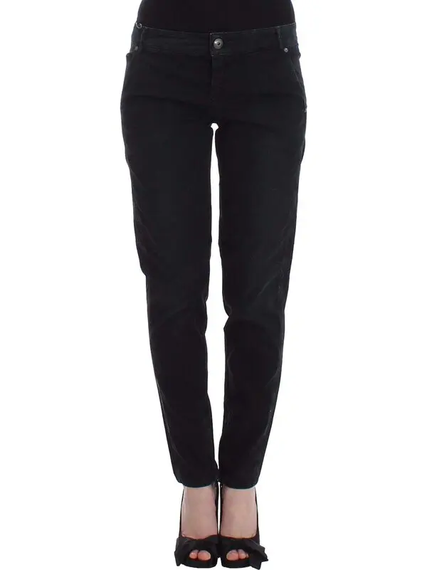 Ermanno Scervino Slim Straight Leg Jeans - Black