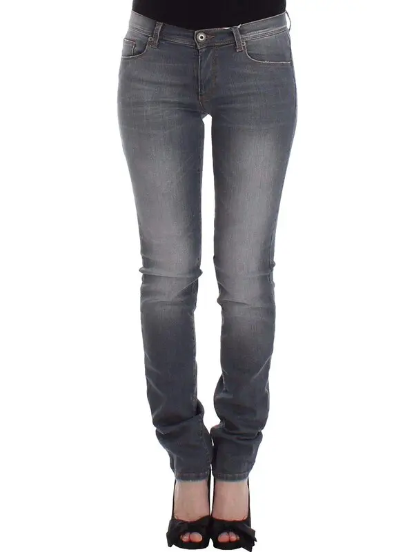 Ermanno Scervino Slim Leg Stretch Jeans - Gray