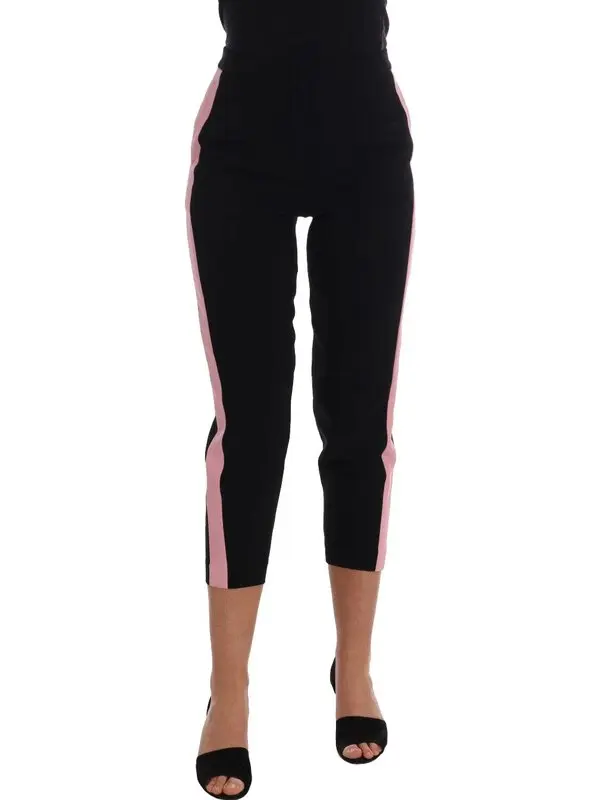 Dolce & Gabbana Stretch Capri Pants - Black