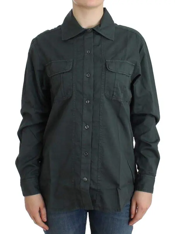 Roberto Cavalli Button Down Shirt - Gray