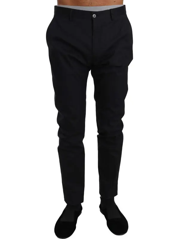 Dolce & Gabbana Formal Stretch Trousers - Black