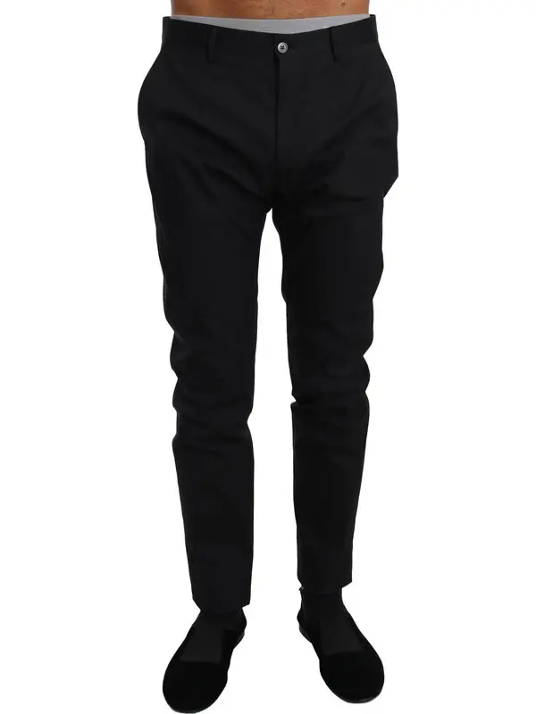 Dolce & Gabbana Tailored Formal Trousers - Black