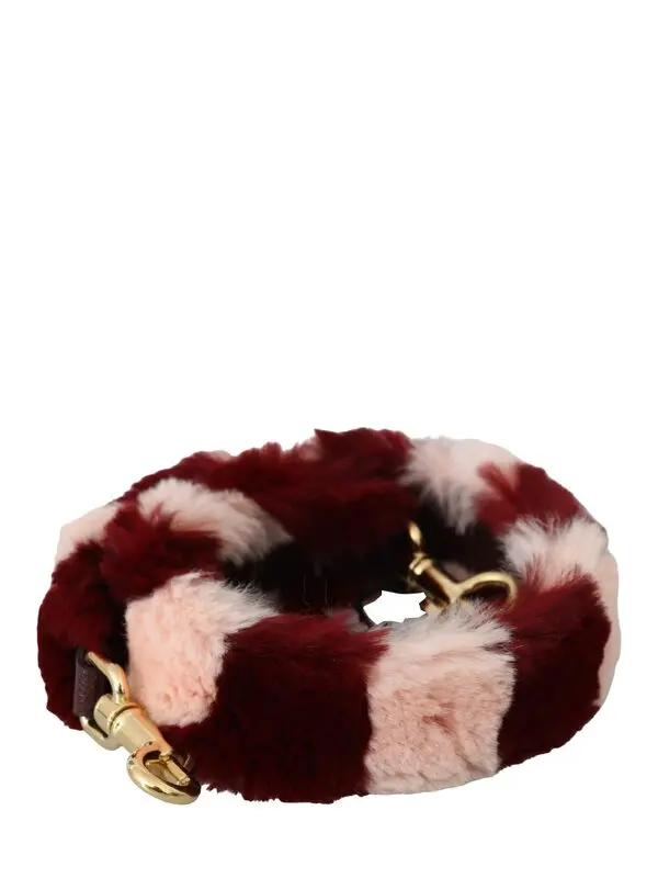 Dolce & Gabbana Lapin Fur Accessory Shoulder Strap - Red
