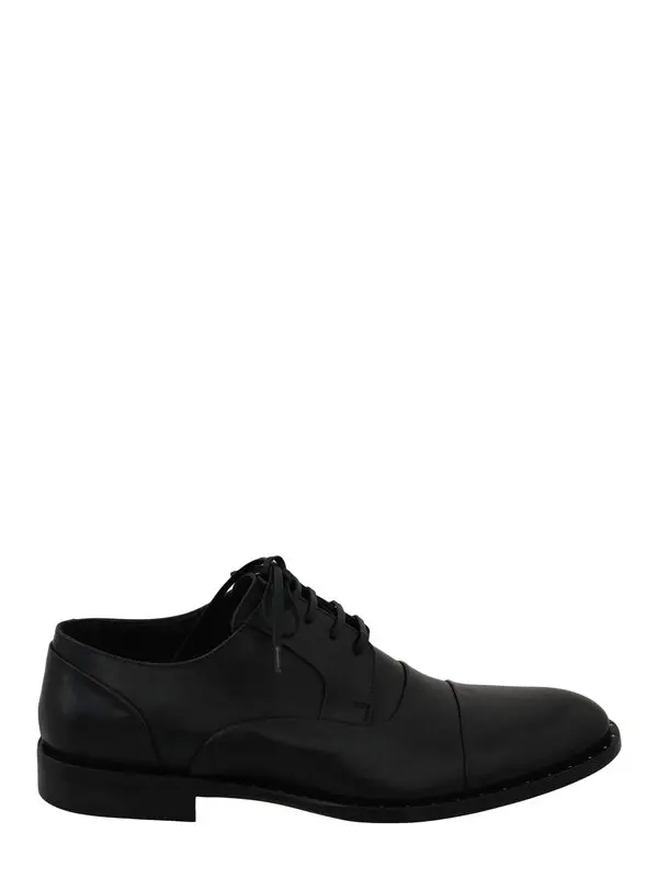 Dolce & Gabbana Leather Derby Shoes - Black