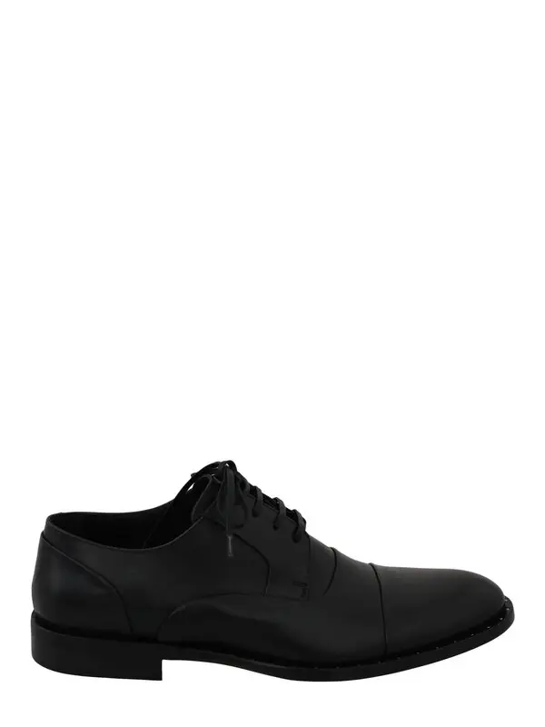 Dolce & Gabbana Leather Derby Shoes - Black