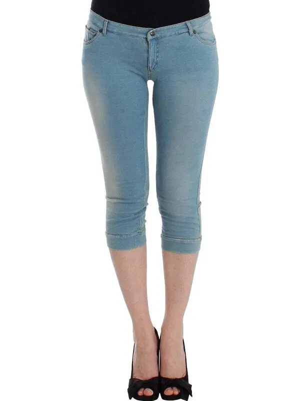 Ermanno Scervino Capri Cropped Jeans - Blue