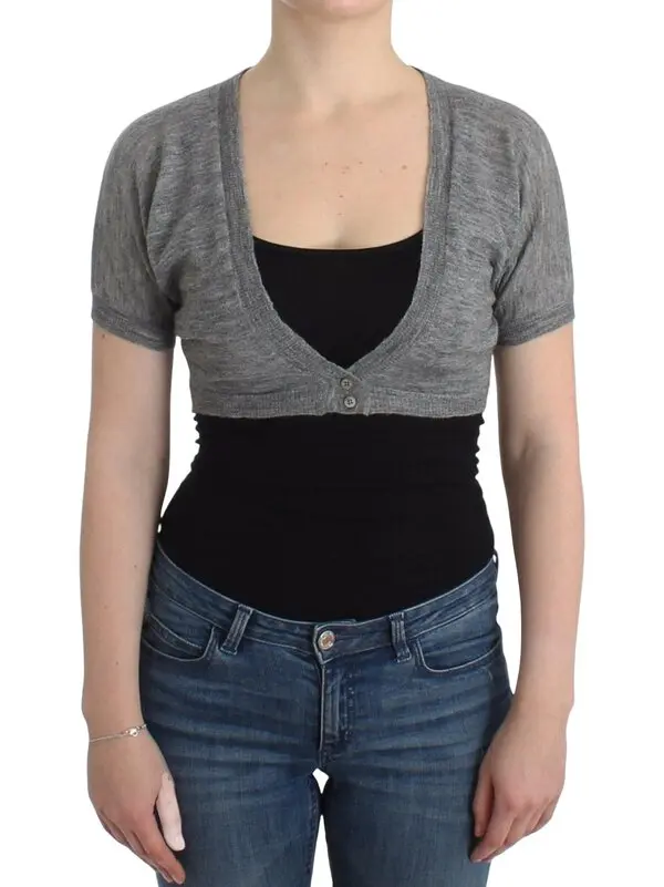 Ermanno Scervino Lingerie Knit Bolero - Gray