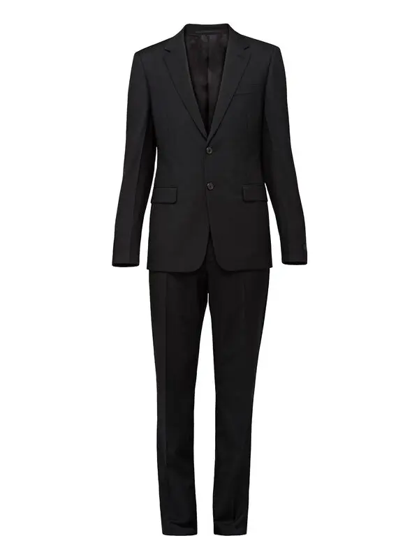 Prada Slim Fit Two Piece Suit - Blue
