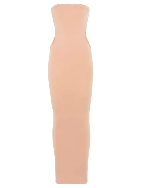 Wolford Fatal Cut-out Midi Dress - Nude