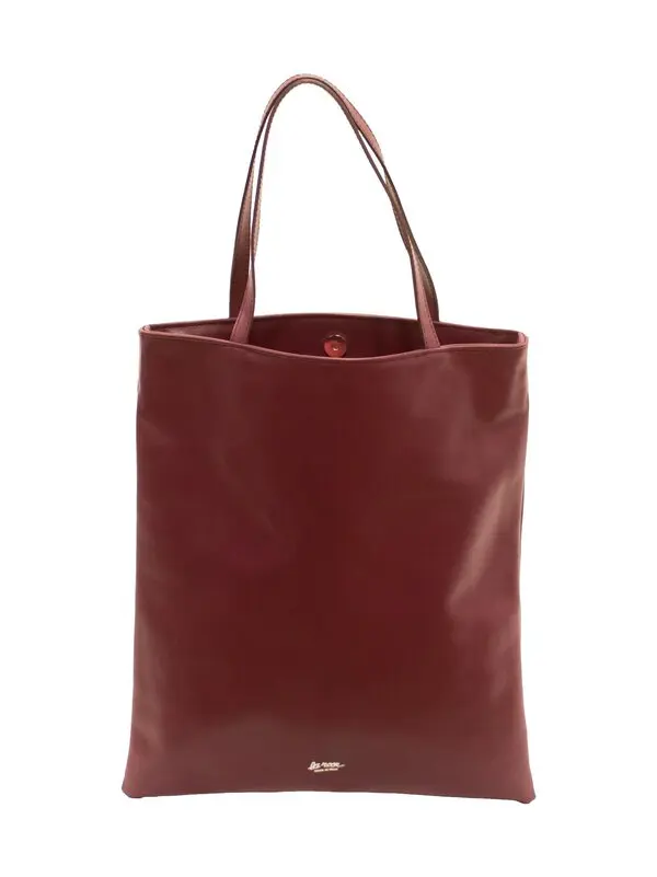 LA ROSE Leather Tote - Vino