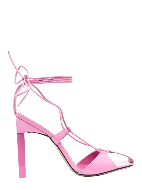 Attico Adele 105mm Sandals - Pink