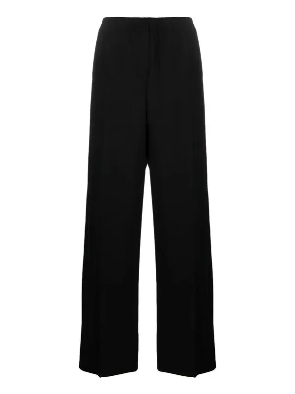 Paul Smith High-waist Wide-leg Trousers - Black