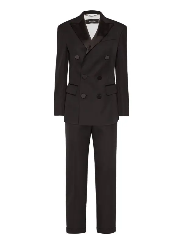 Dsquared2 Boston Double-breasted Suit - Black