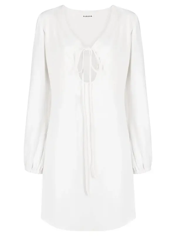 PAROSH A-line Mini Dress - Nero