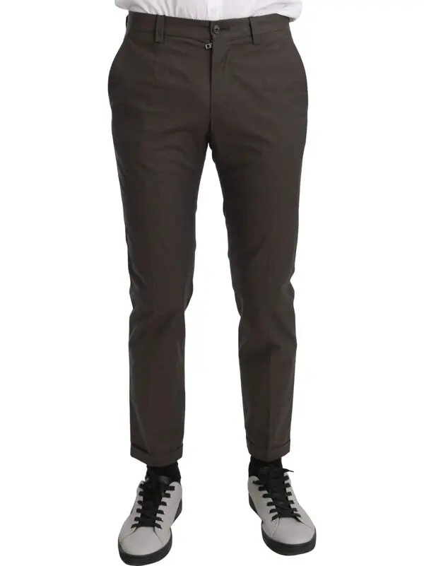 Dolce & Gabbana Casual Trousers 100% Cotton - Brown