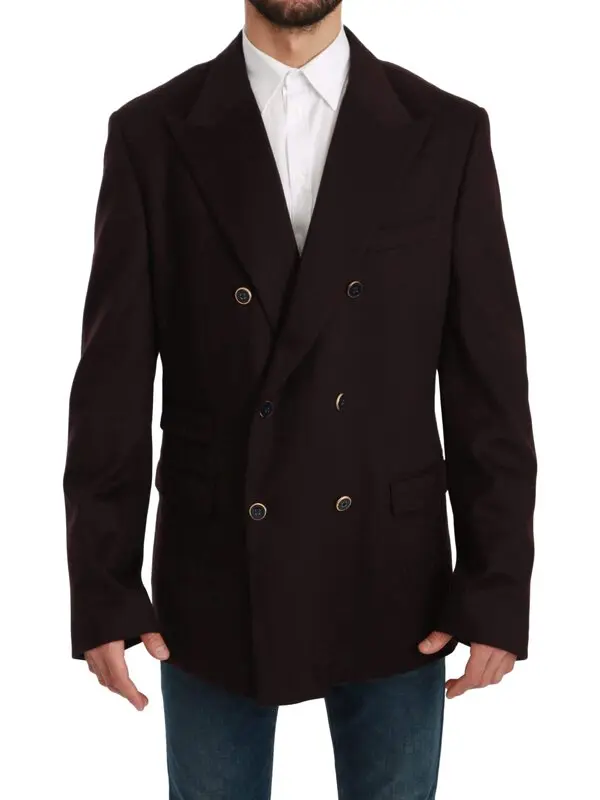Dolce & Gabbana Cashmere Taormina Blazer - Bordeaux