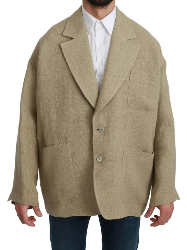 Dolce & Gabbana Jute Blazer - Beige