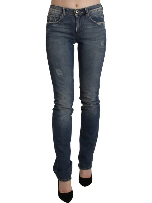Ermanno Scervino Mid Rise Skinny Jeans - Blue