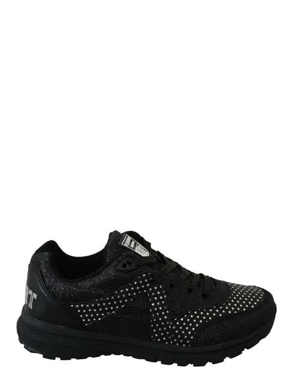 Philipp Plein Plein Sport Glitter Star Sneakers - Black