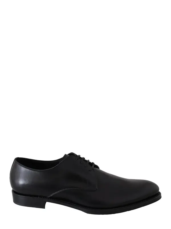 Dolce & Gabbana Leather Sartoria Derby Shoes - Black