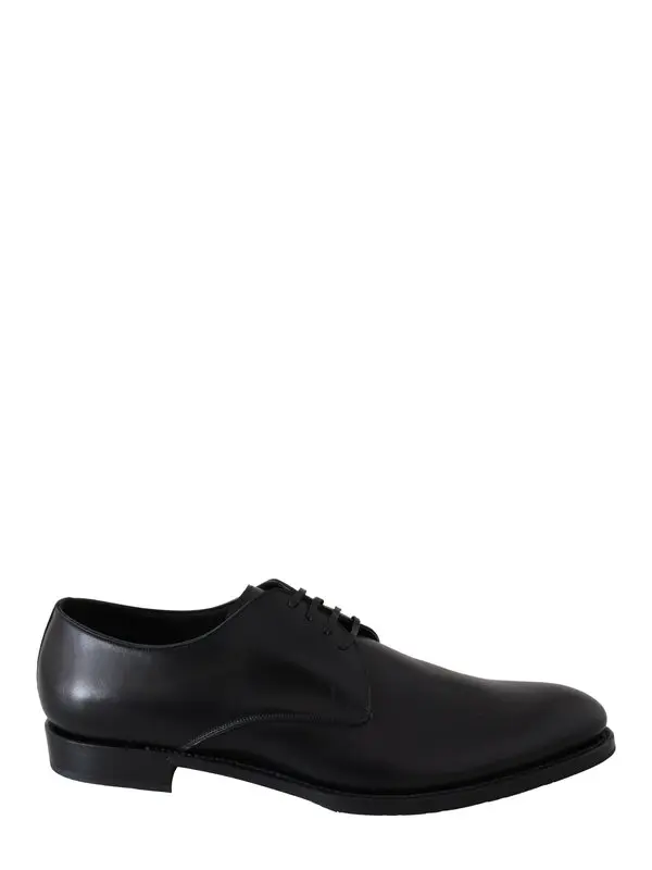 Dolce & Gabbana Leather Sartoria Derby Shoes - Black
