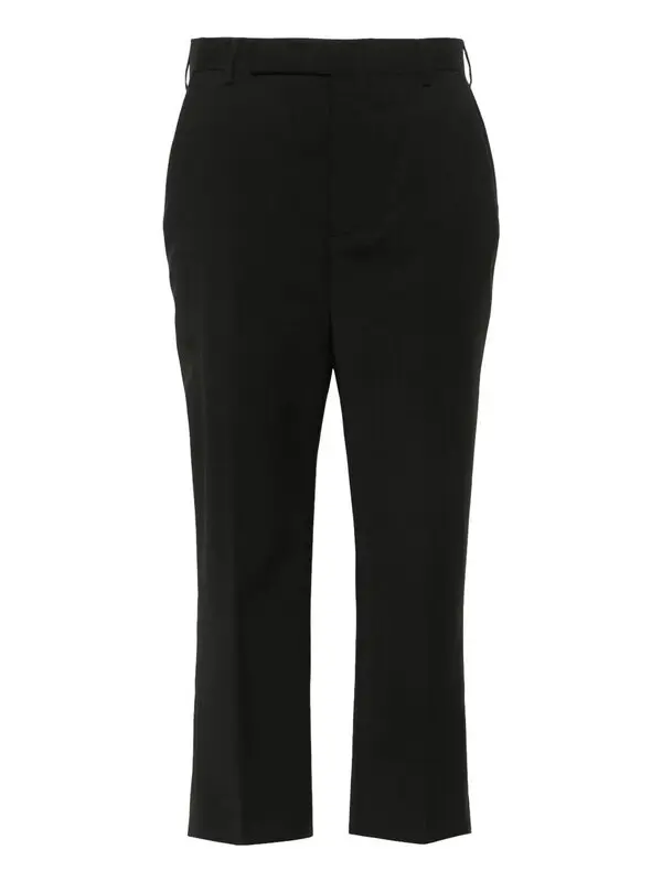 Rick Owens Pressed-creased Wool Trousers - Dusty Pink