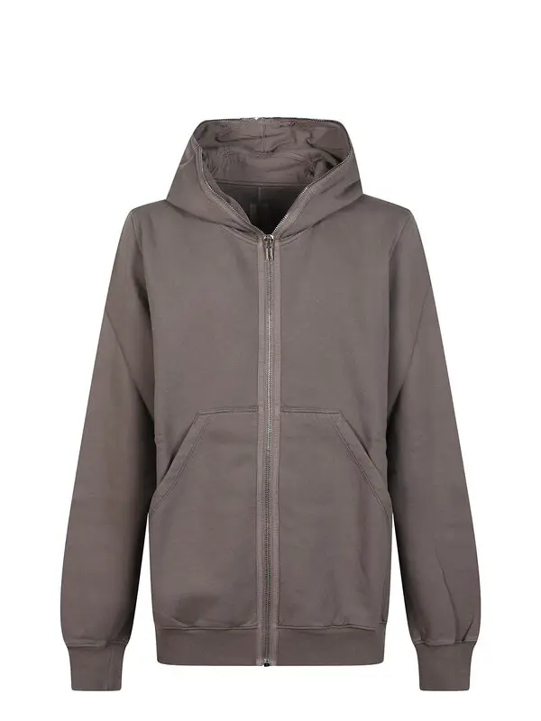 Rick Owens Hoodie With Zip - Grey
