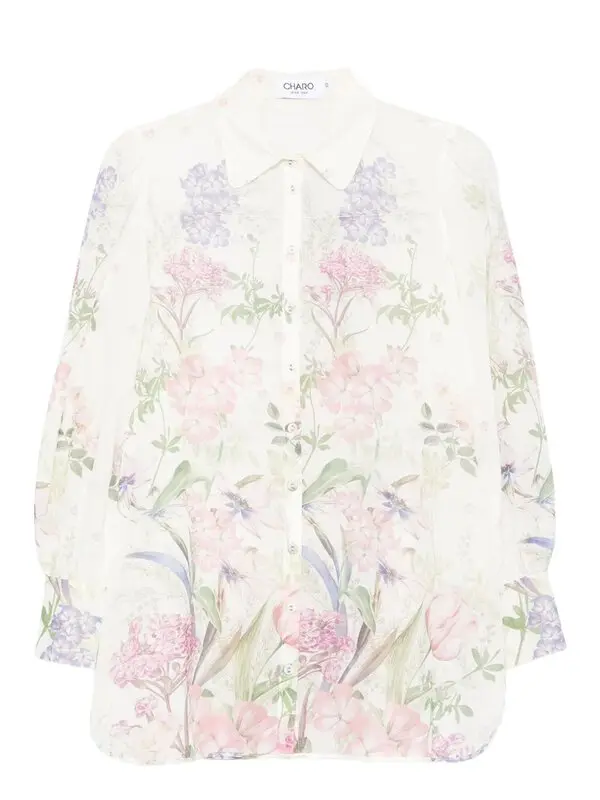 Charo Ruiz Ibiza Aster Floral Shirt - Pink