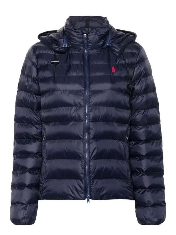 Polo Ralph Lauren Down Jacket With Hood - Blue