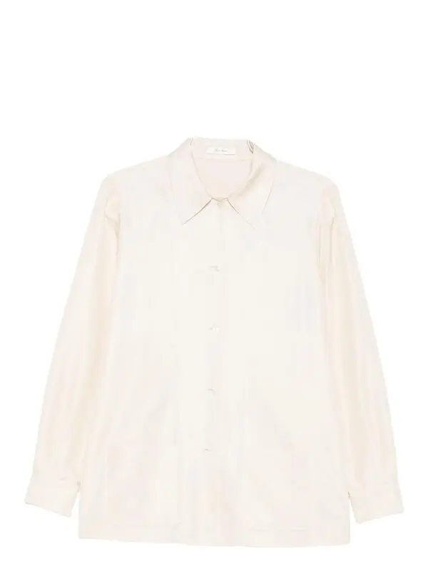 THE ROW Lucetta Silk Shirt - White