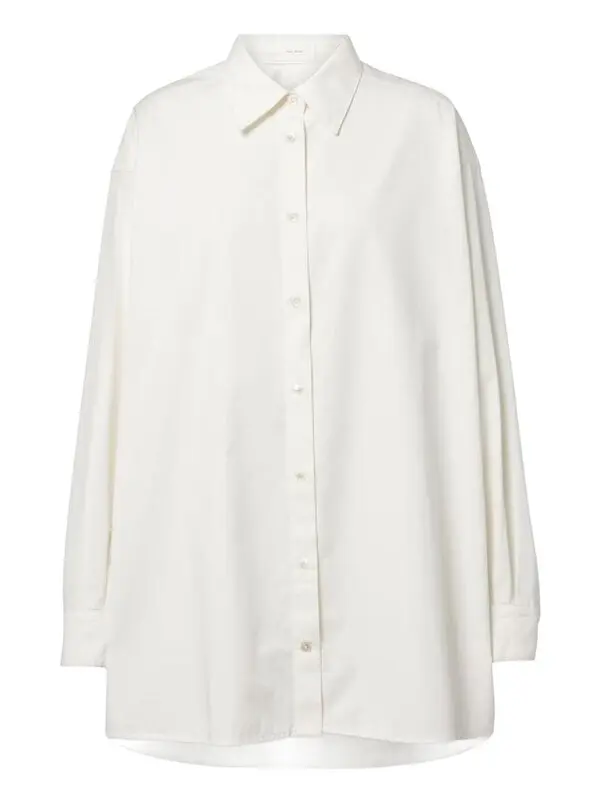 THE ROW Luka Cotton Shirt - White