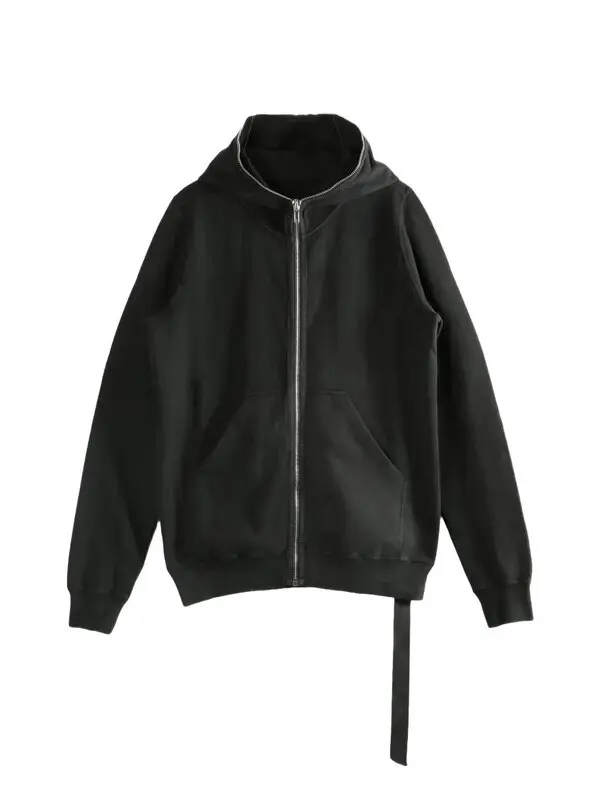 Rick Owens Zip-around Hooded Sweatshirt - Black