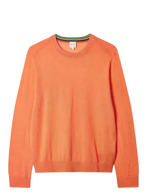 Paul Smith Artist Stripe Merino Sweater - Orange