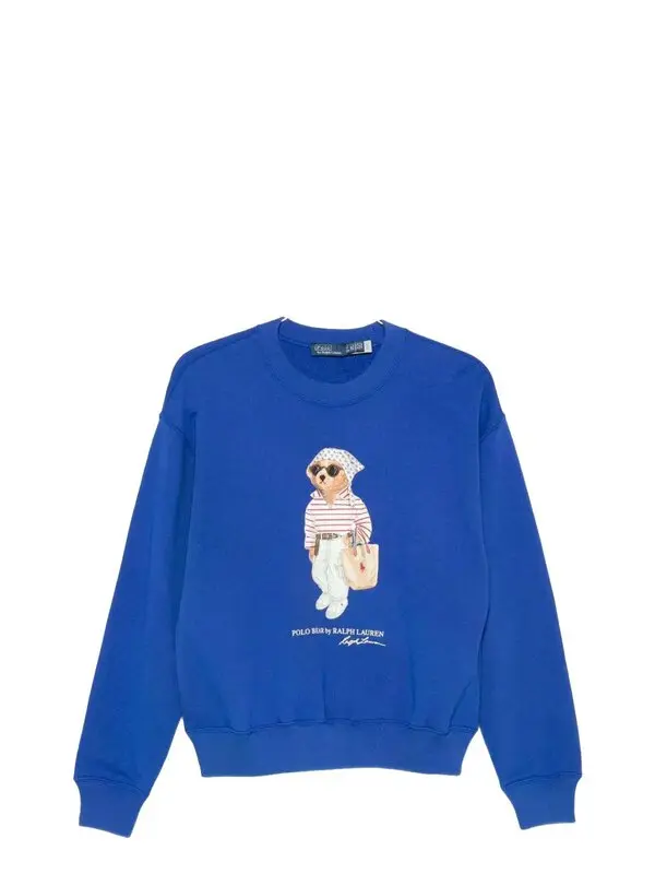 Polo Ralph Lauren Bear-print Sweatshirt - Blue